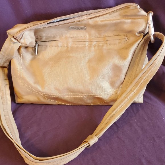 Travelon | Bags | Travelon Tan Purse | Poshmark